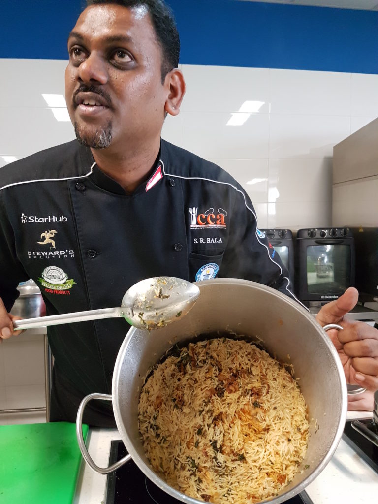 Master class on popular Indian dishes by Chef Bala - USAPEEC ASEAN