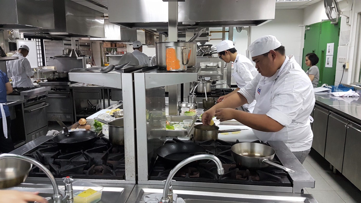SHATEC culinary students test out their skills learned in practical ...